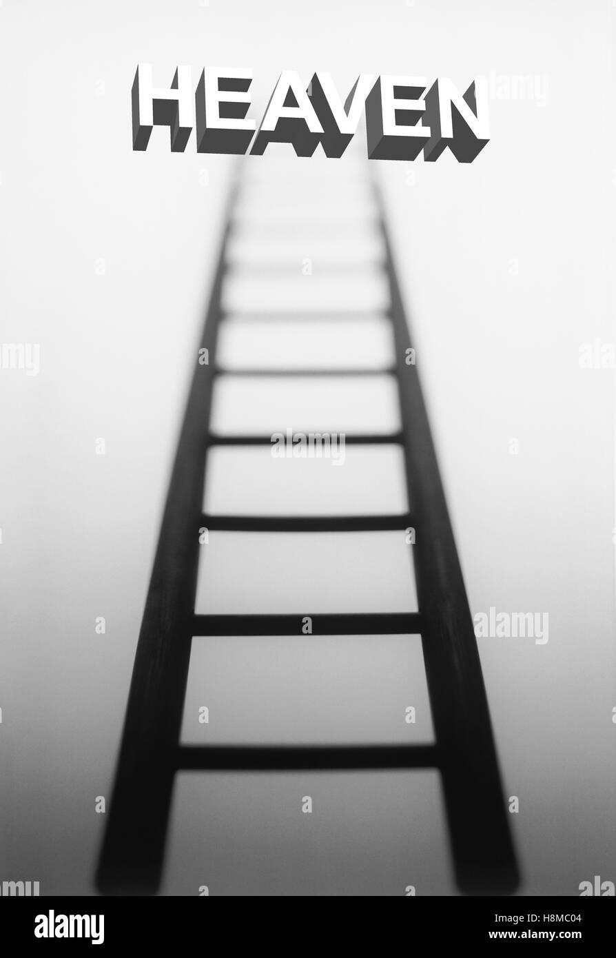 Heaven up here Black and White Stock Photos & Images - Alamy