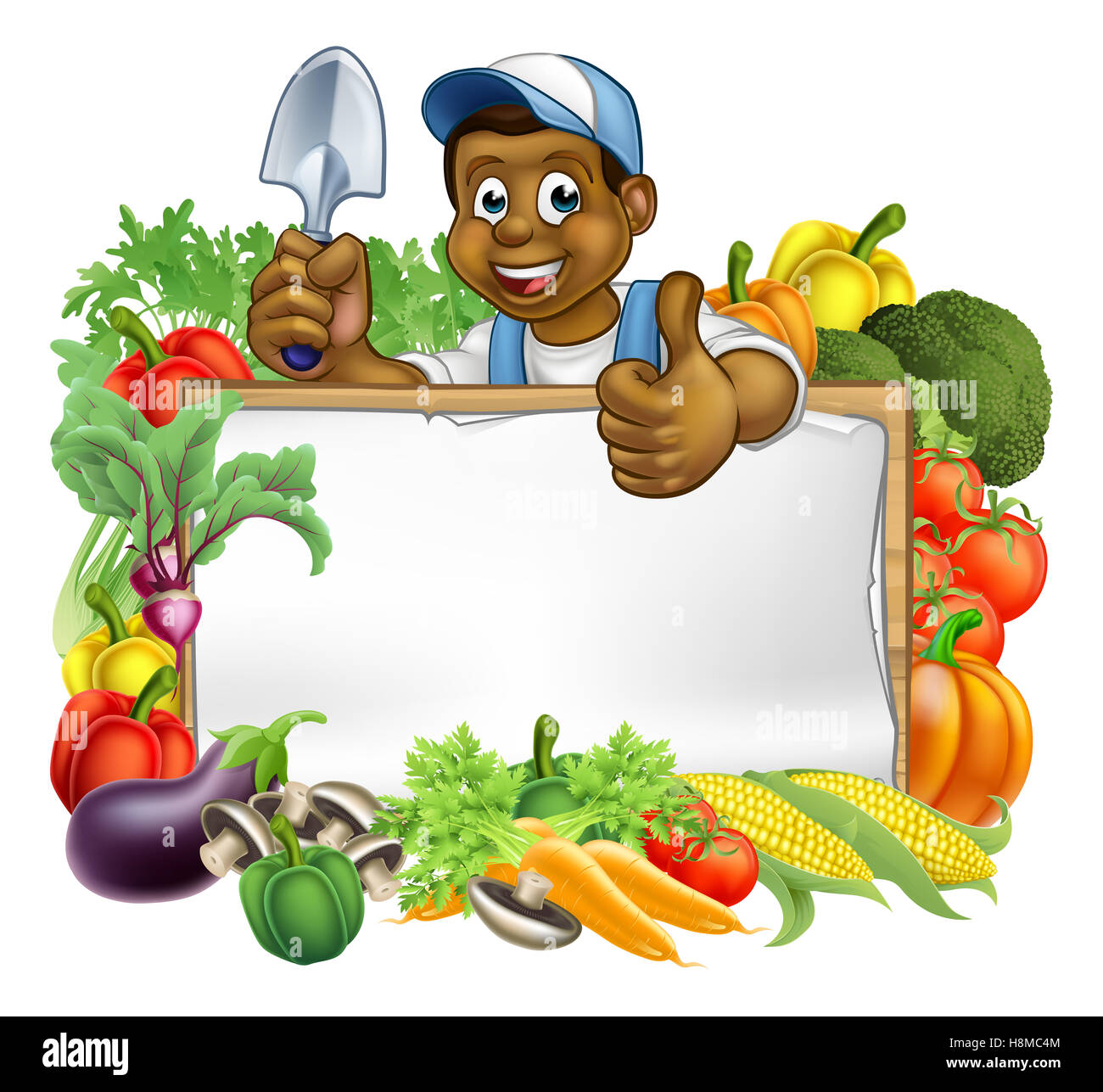 Cartoon gardener hi-res stock photography and images - Alamy