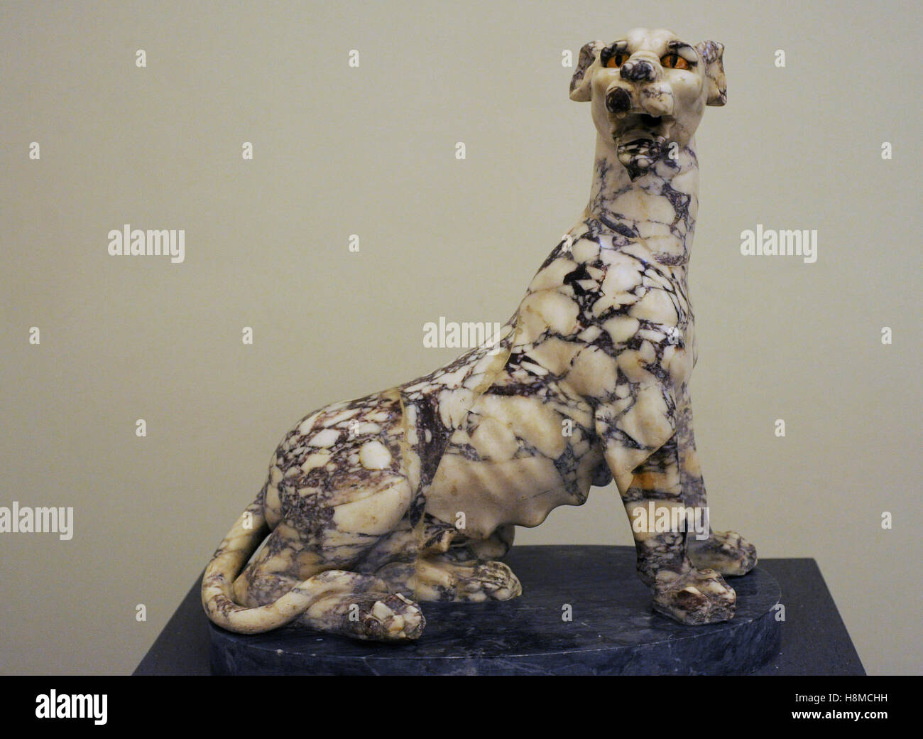 Statue of Panther. Imperial era. Roman work. Paonazzo marble. National ...