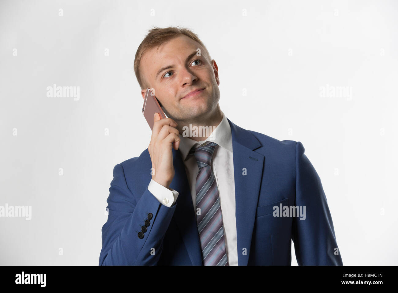 The person making the call hi-res stock photography and images - Alamy