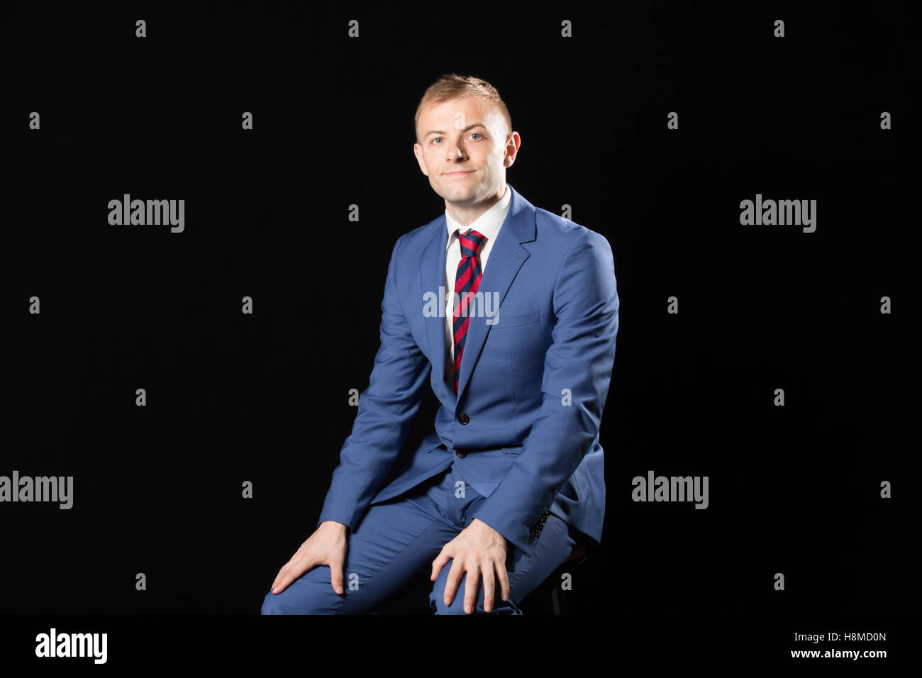 Portrait of very handsome Businessman probably the most handsome in the ...