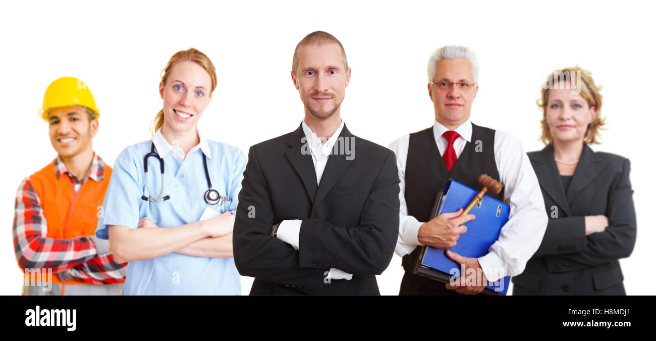 Group of people different occupations hi-res stock photography and ...