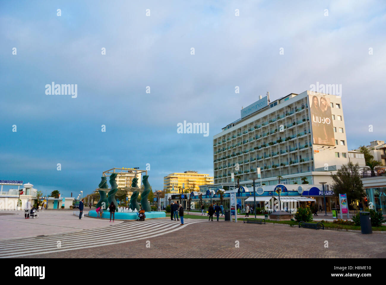 Riccione piazzale roma hi-res stock photography and images - Alamy