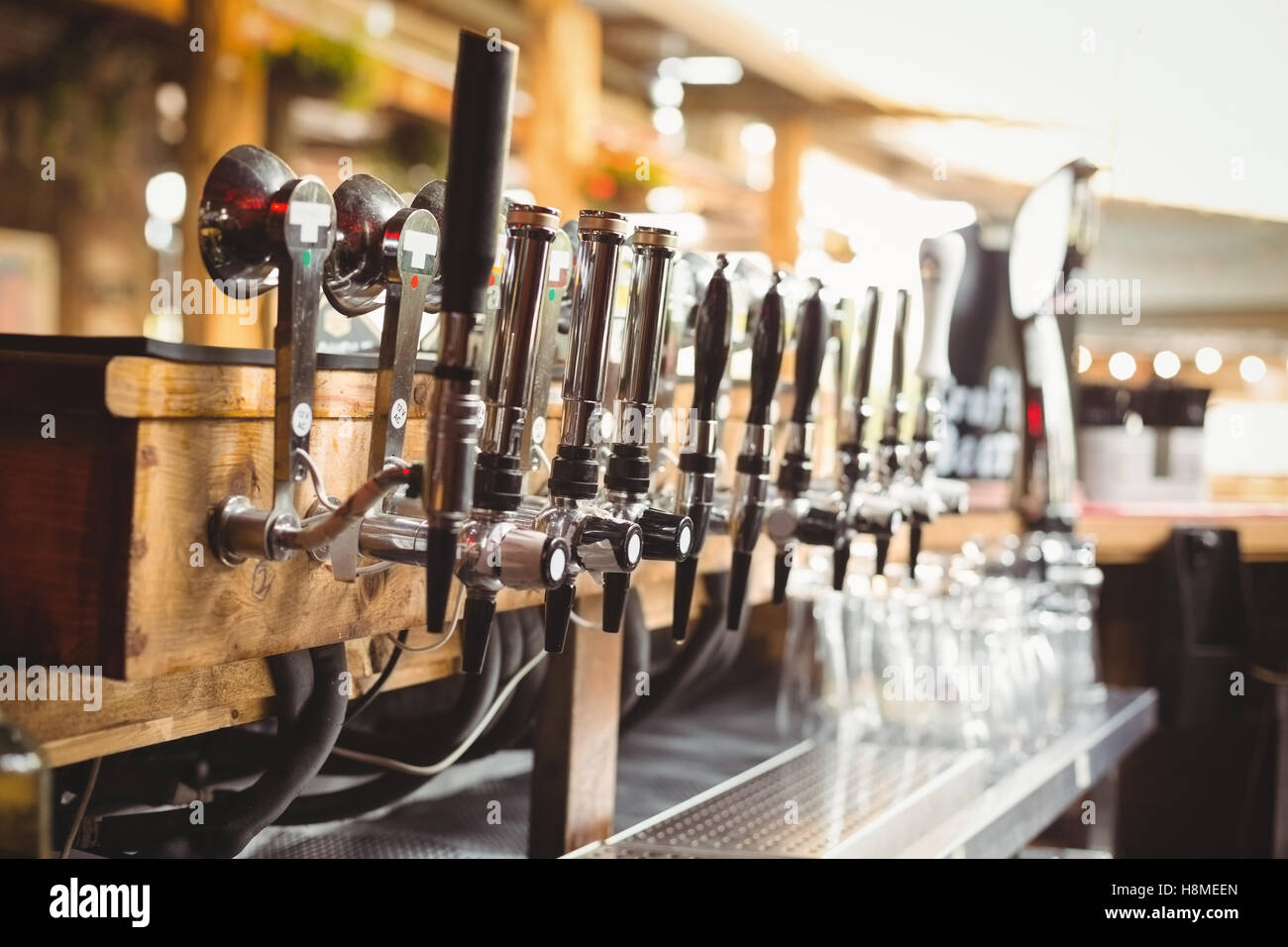 Close up beer pump hi-res stock photography and images - Alamy
