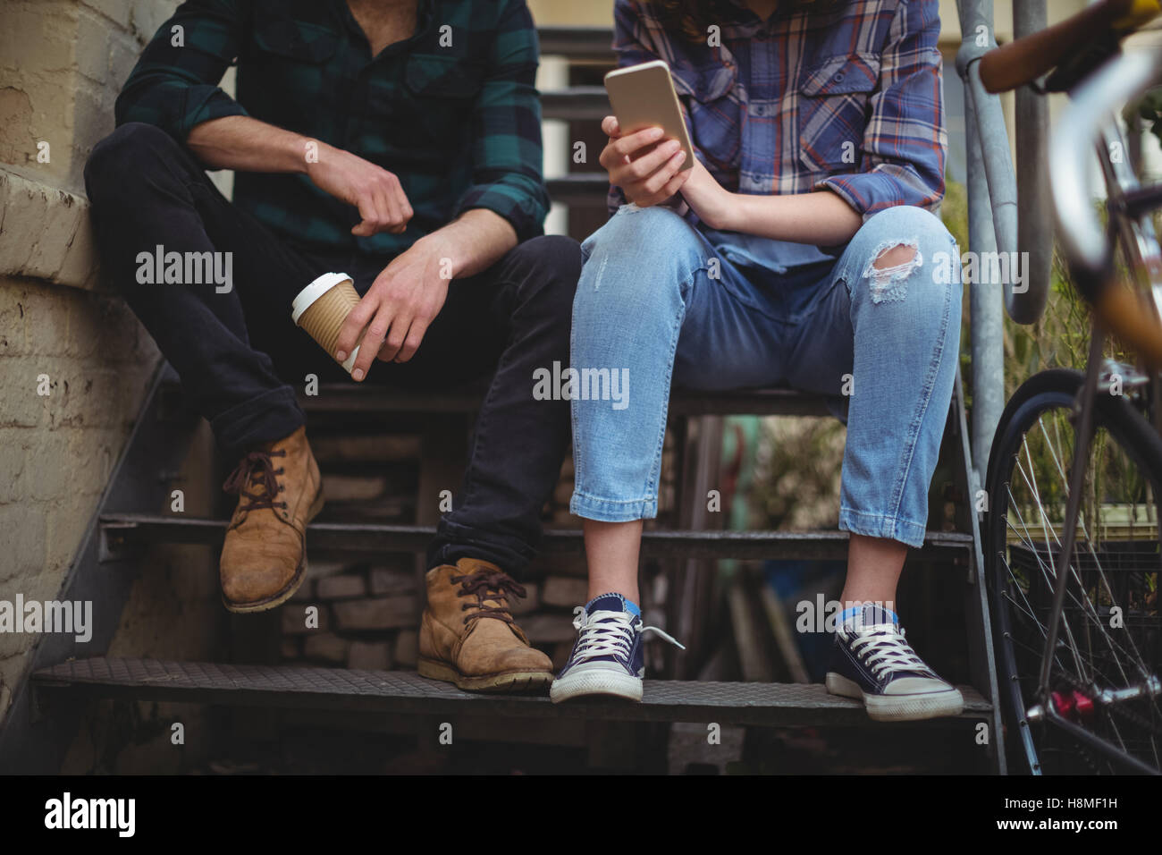 Stairs mobile phone cell hi-res stock photography and images - Alamy