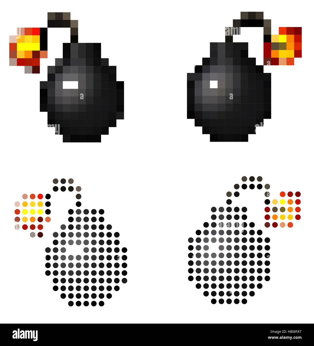 Pixel bomb hi-res stock photography and images - Alamy