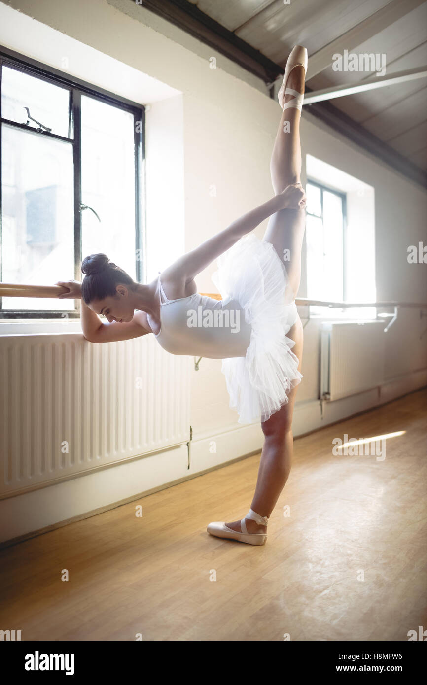 Ballet Dancer Standing Barre High Resolution Stock Photography and ...