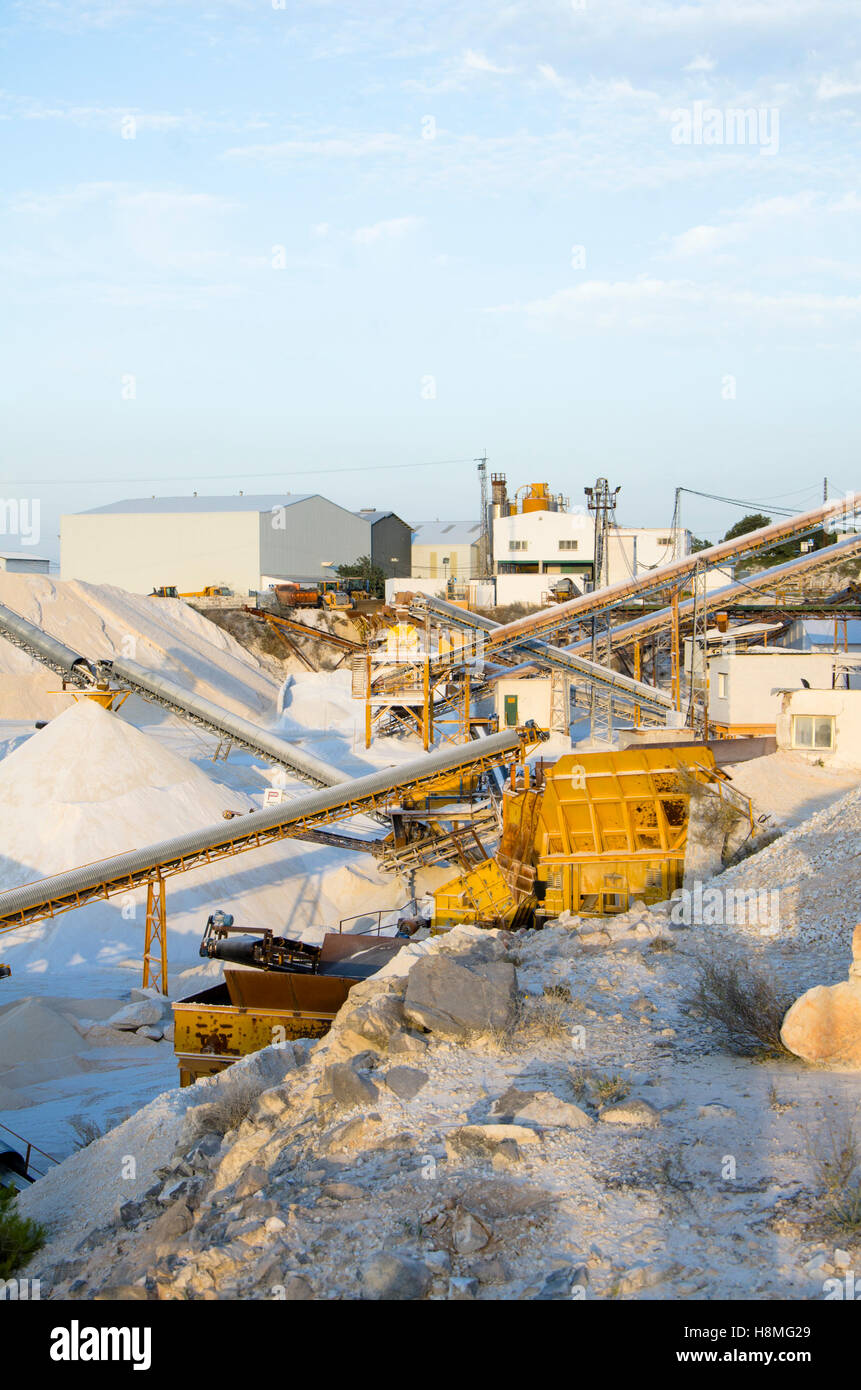 Sand and gravel quarry hi-res stock photography and images - Alamy