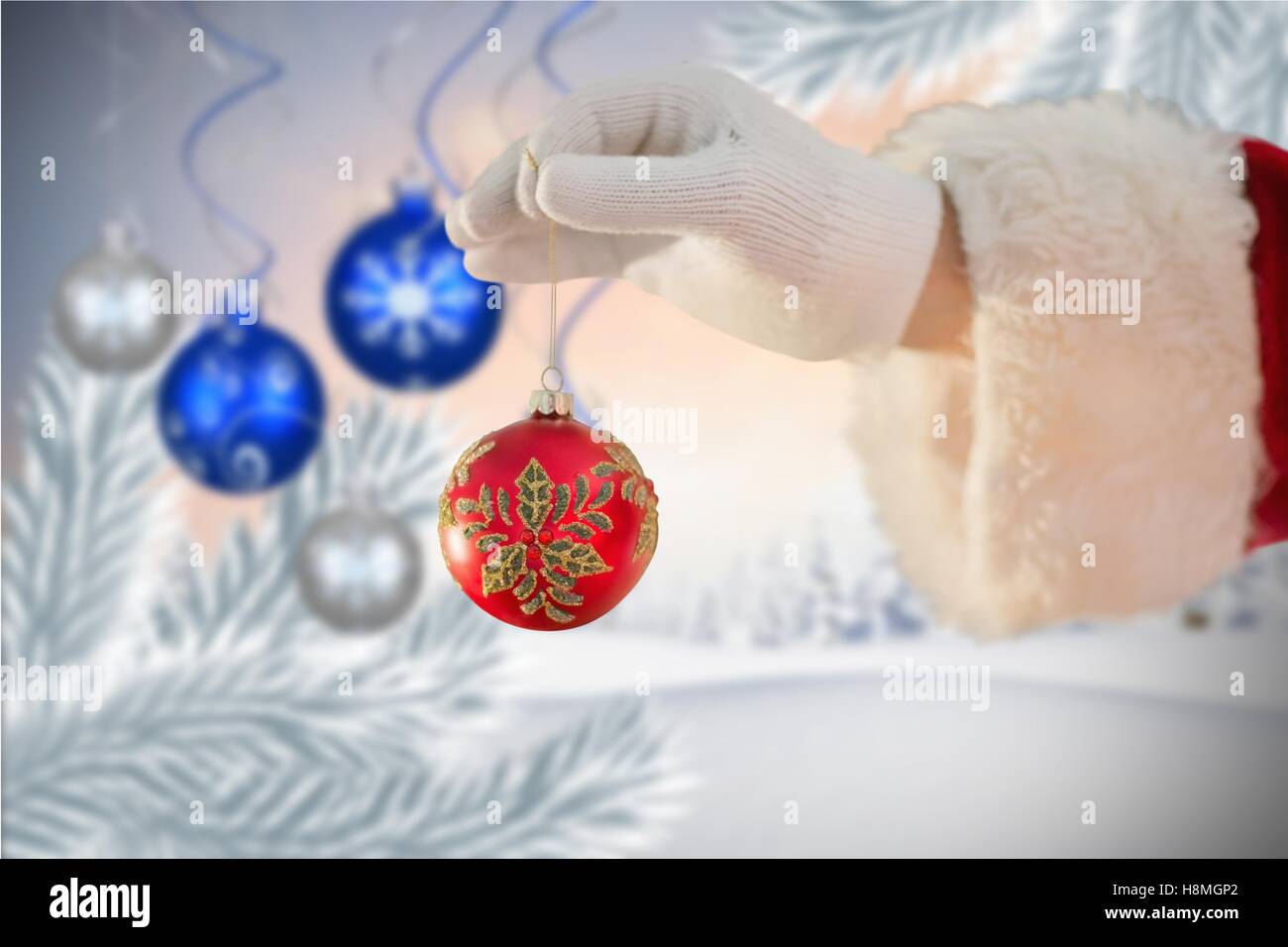 Santa claus hand hi-res stock photography and images - Alamy