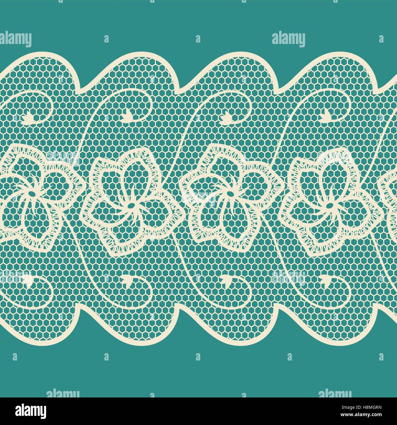 Decorative lacy border Stock Vector Image & Art - Alamy