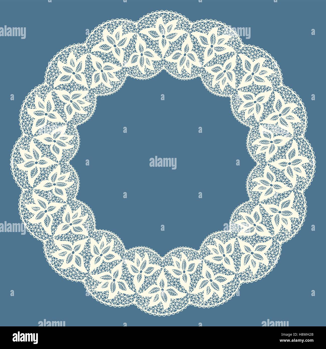 Lacy retro frame Stock Vector Image & Art - Alamy