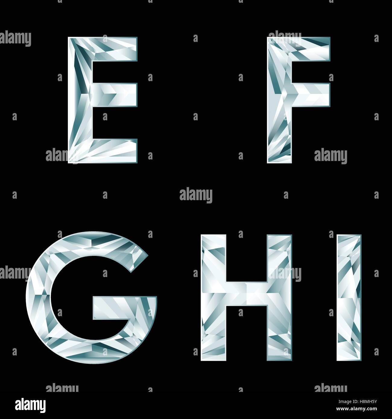 Rhinestone letters Stock Vector Images - Alamy