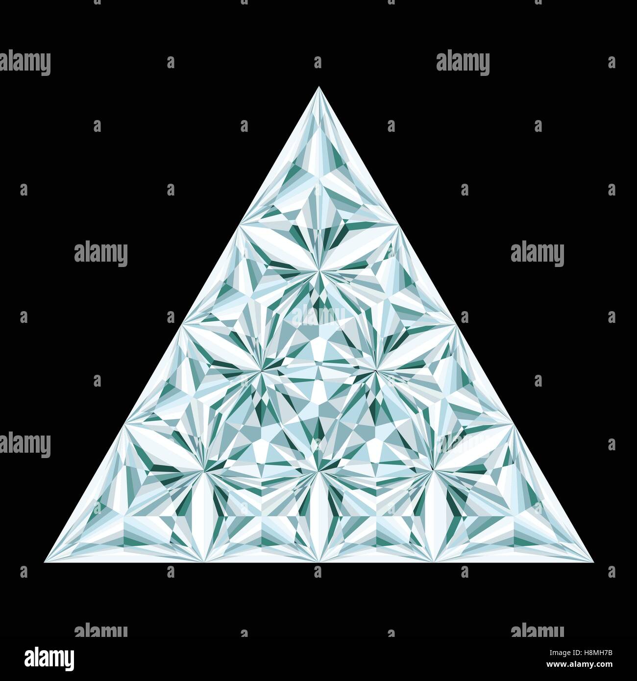 Diamond triangle Stock Vector Images - Alamy