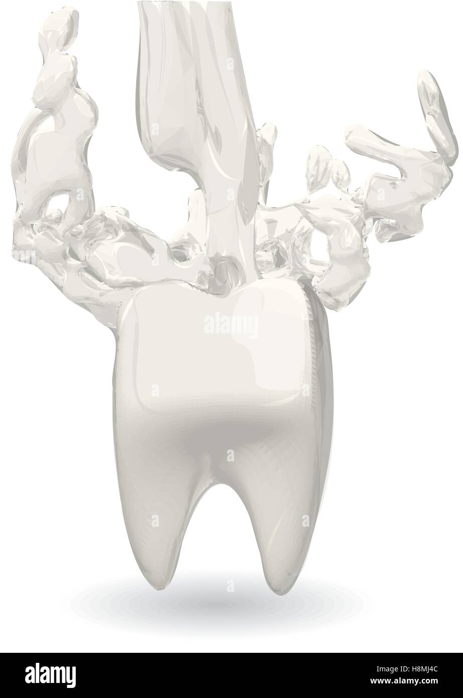 dairy products strengthen tooth enamel Stock Vector Image & Art - Alamy