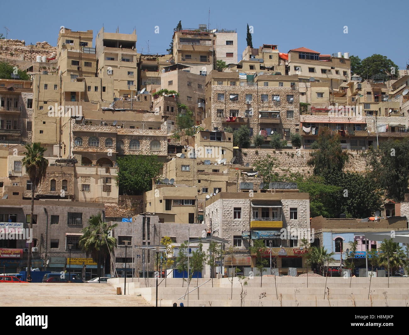 View at Amman, colorful settlement, capital of Jordan Stock Photo - Alamy
