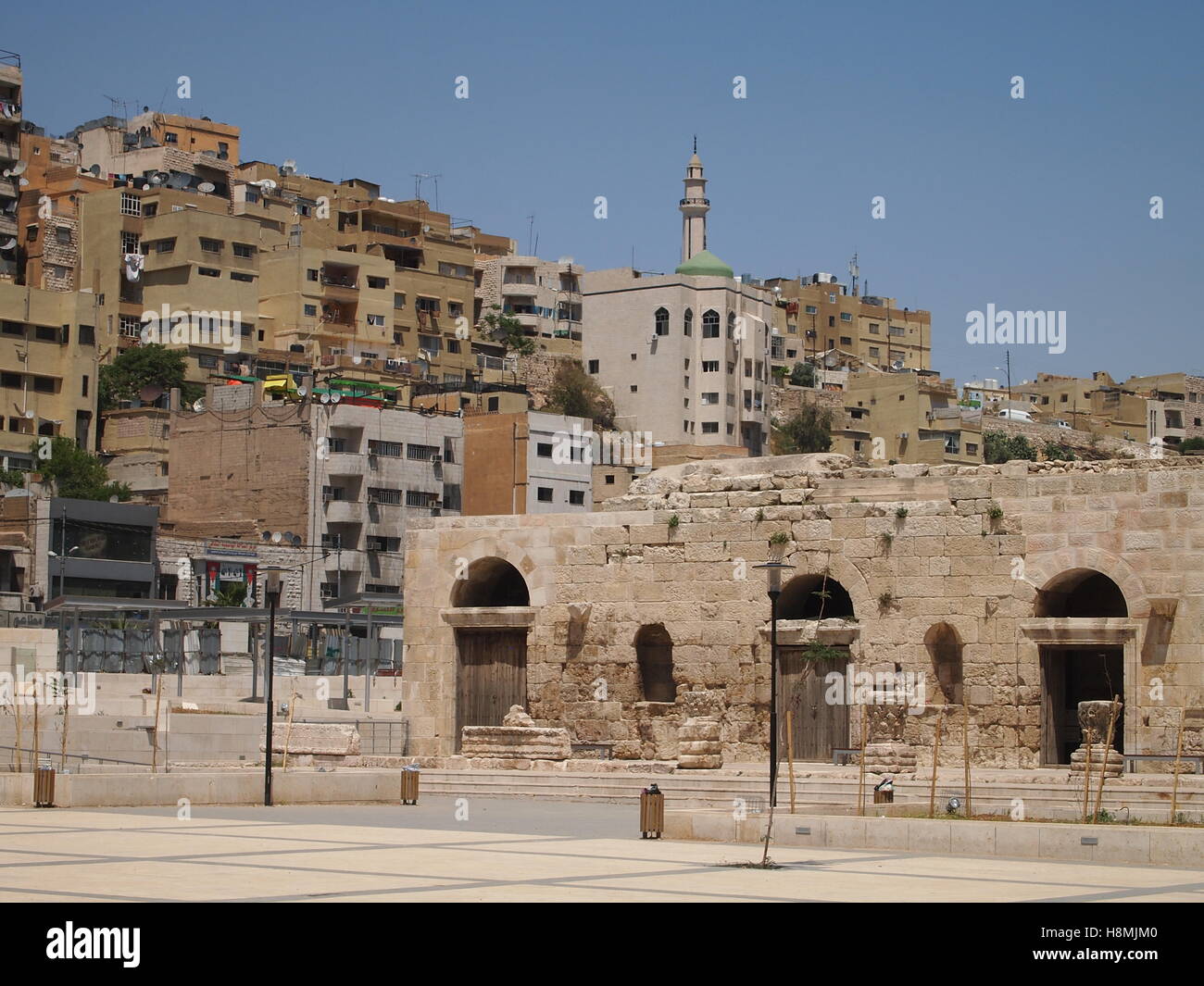 View at Amman, colorful settlement, capital of Jordan Stock Photo - Alamy