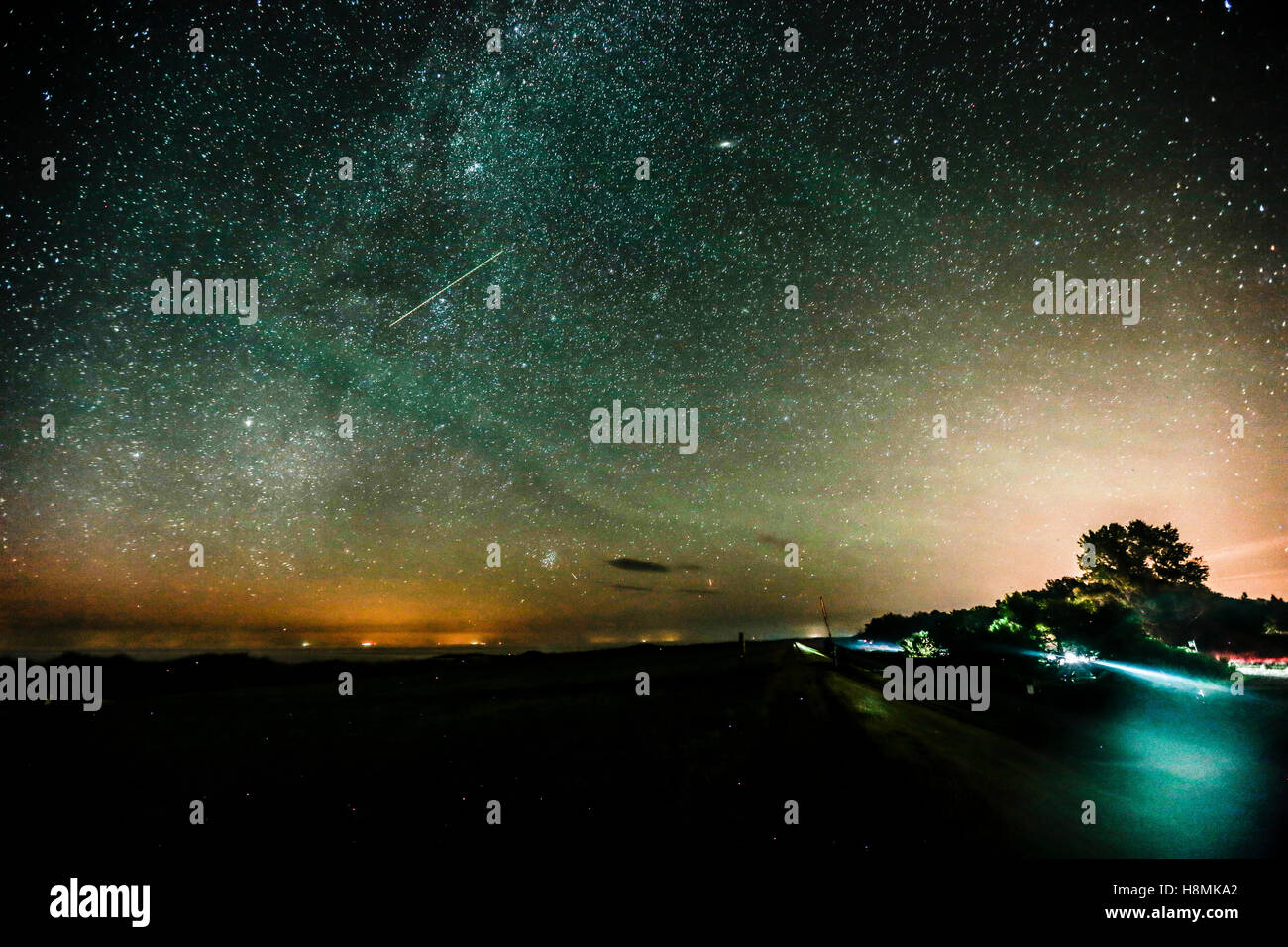Perseids landscape hi-res stock photography and images - Alamy