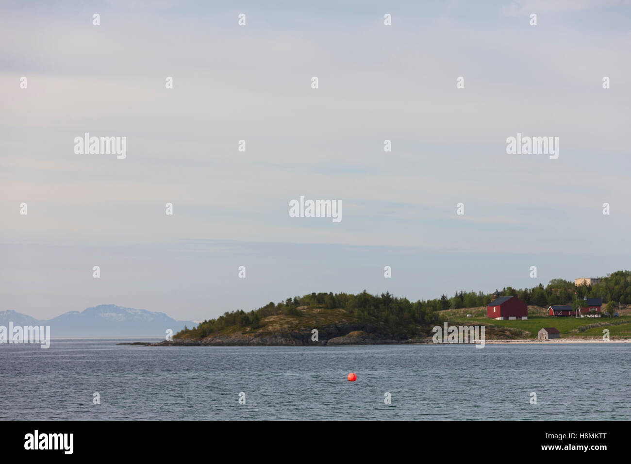 Tjeldsund Fjord, Lofoten Islands, Norway Stock Photo - Alamy