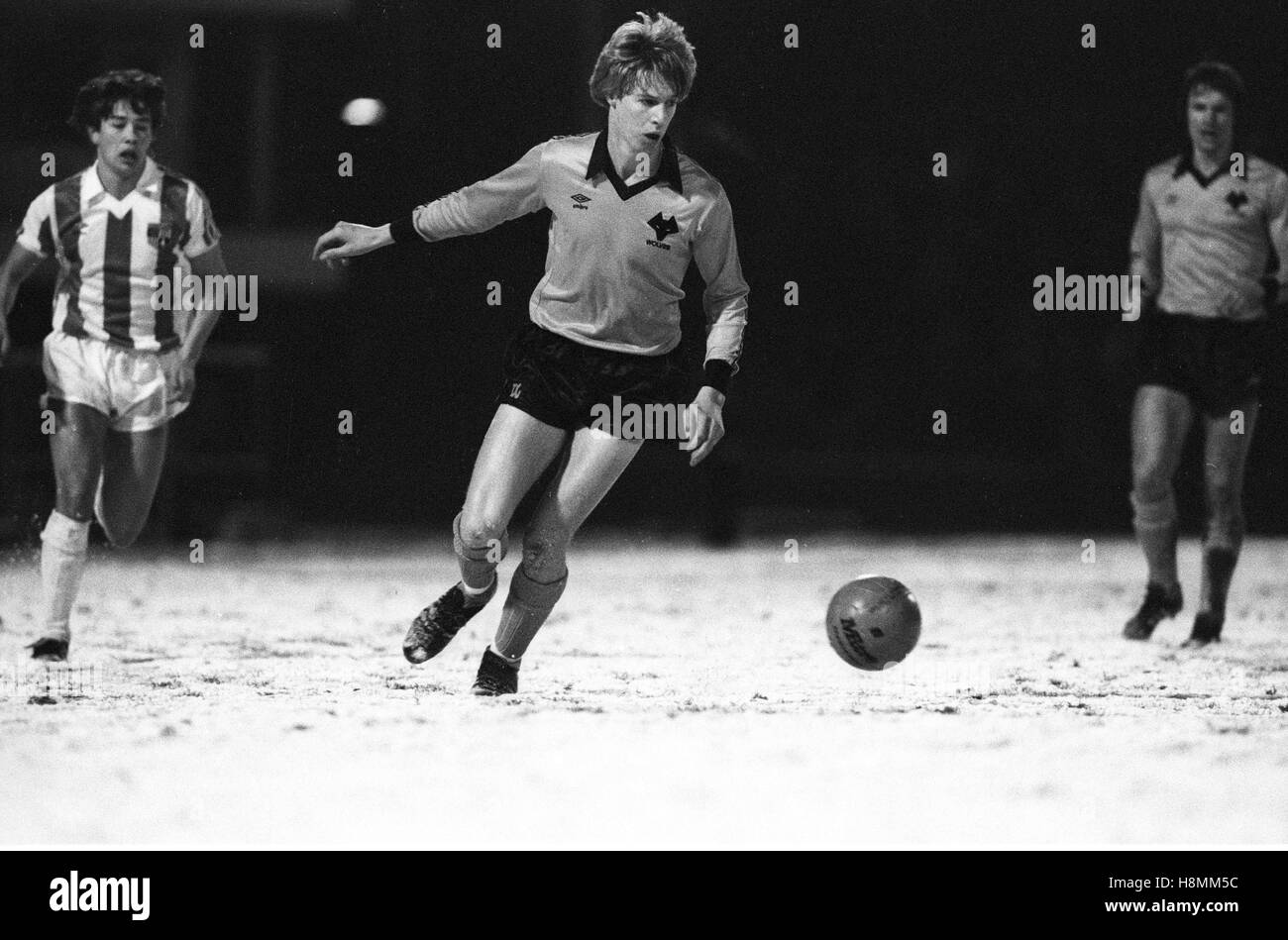 Mick Hollifield footballer in action WOLVES V STOKE 29/11/80 Mick ...