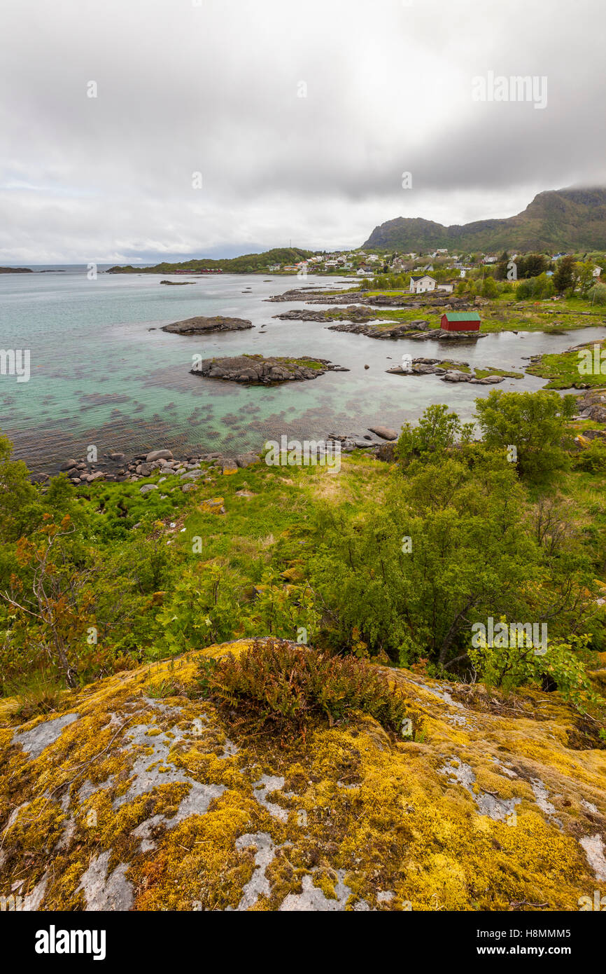 Stamsund coastal village, Lofoten Islands, Norway Stock Photo - Alamy