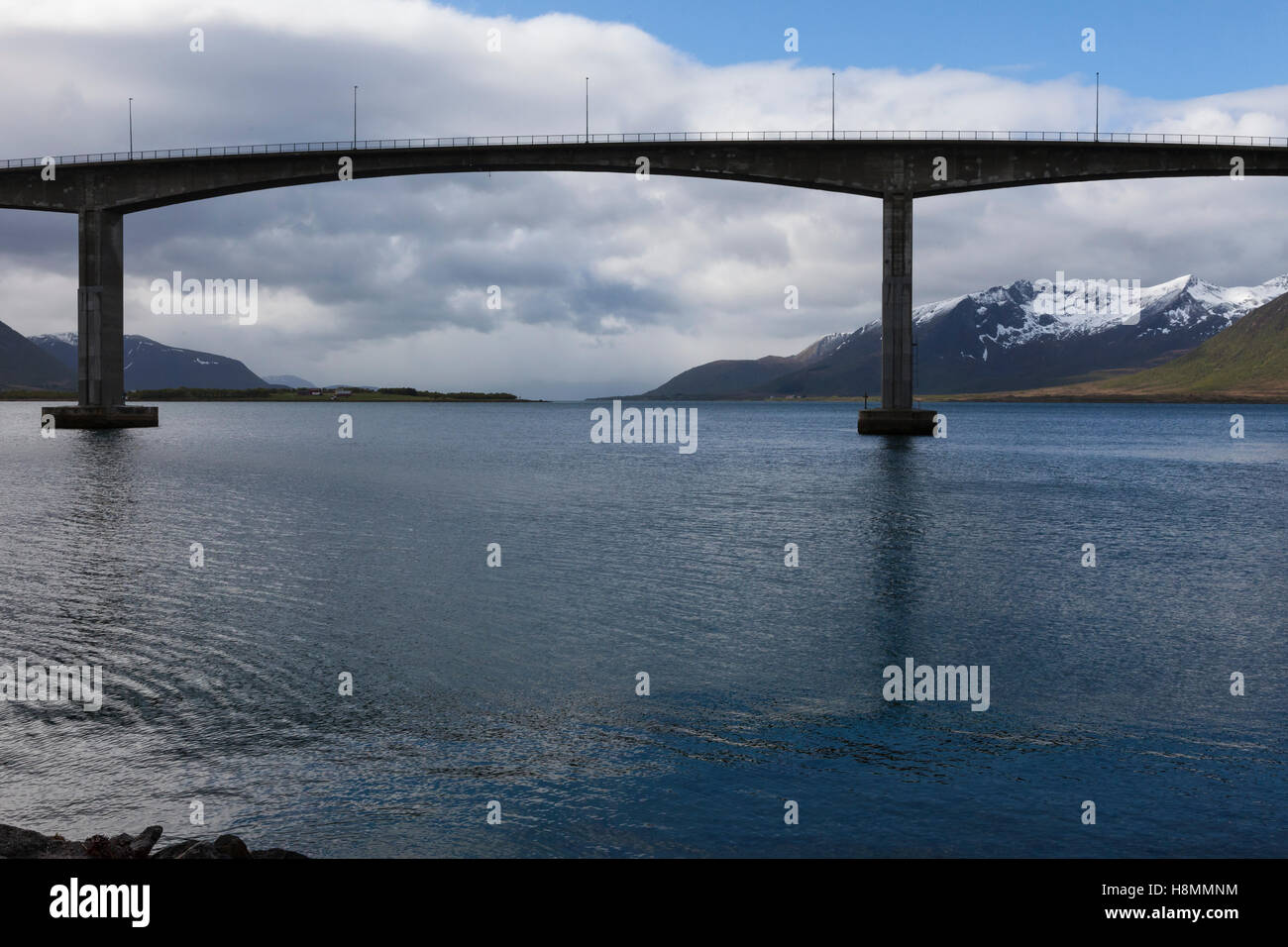 Risoy Bridge, Lofoten Islands, Norway Stock Photo - Alamy