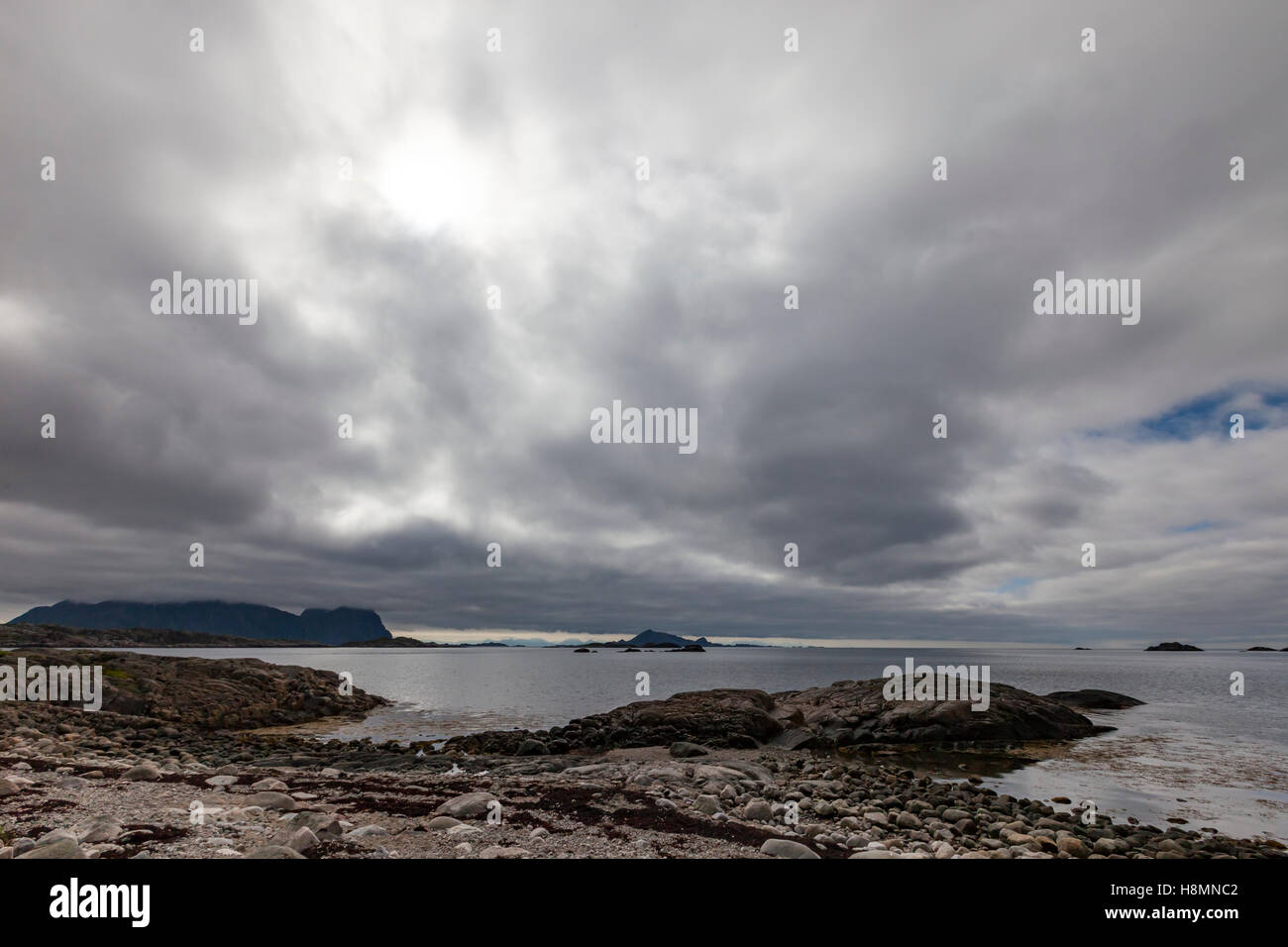 Svolvaer bay, Lofoten Islands, Norway Stock Photo - Alamy