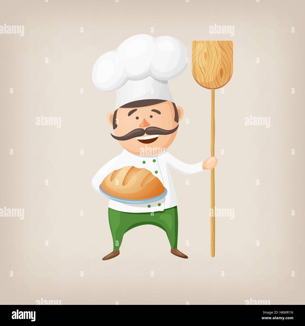Cartoon Bread Stock Vector Images - Alamy