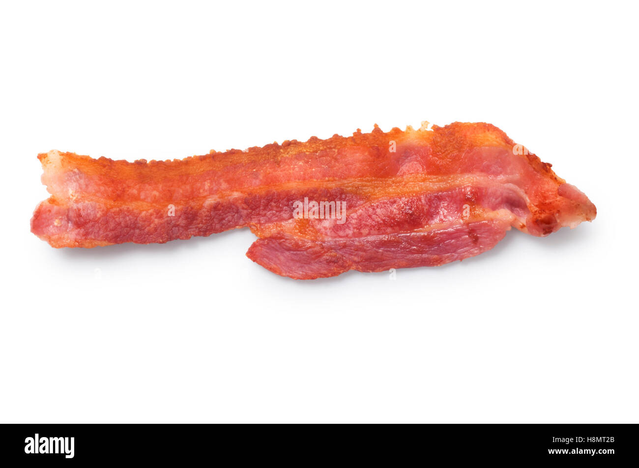 Streaky bacon cooked Cut Out Stock Images & Pictures - Alamy