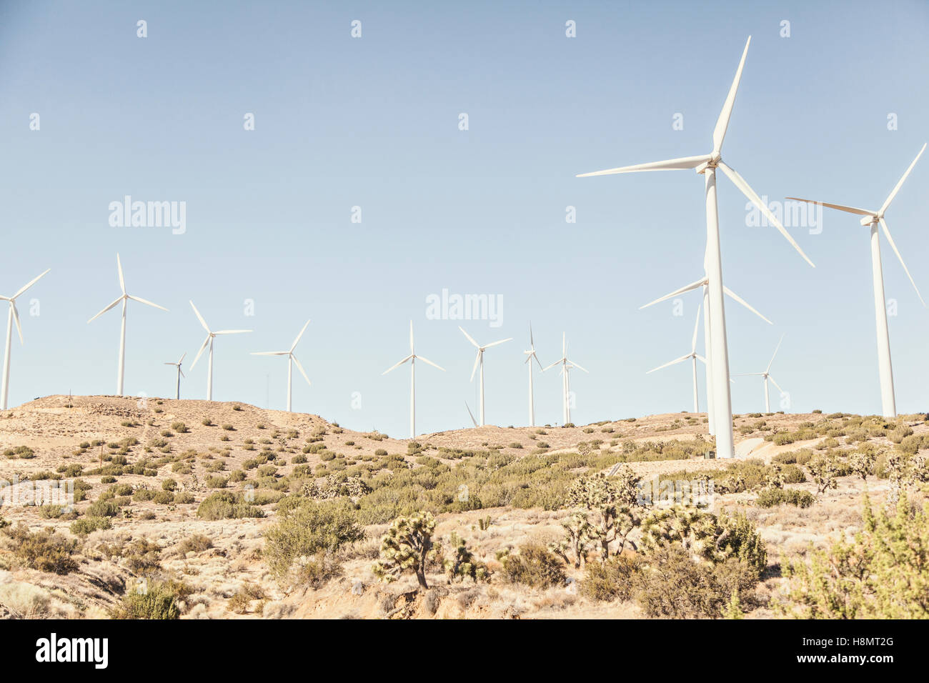 Power lines in desert hi-res stock photography and images - Alamy