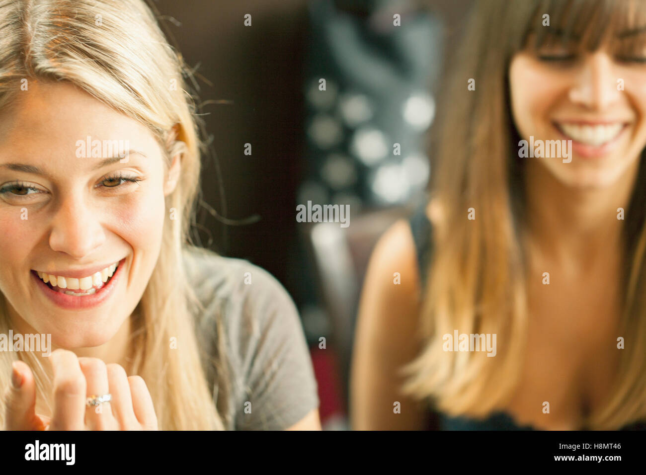 Female headshot laughing hi-res stock photography and images - Alamy