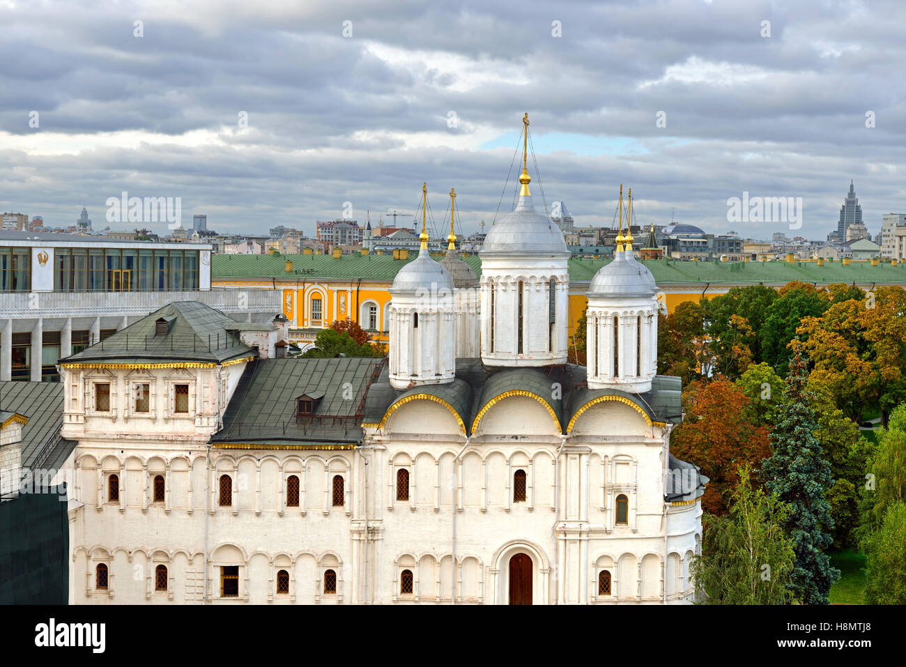 City landscape. Church of Twelve Apostles. Kremlin, Moscow, Russia ...