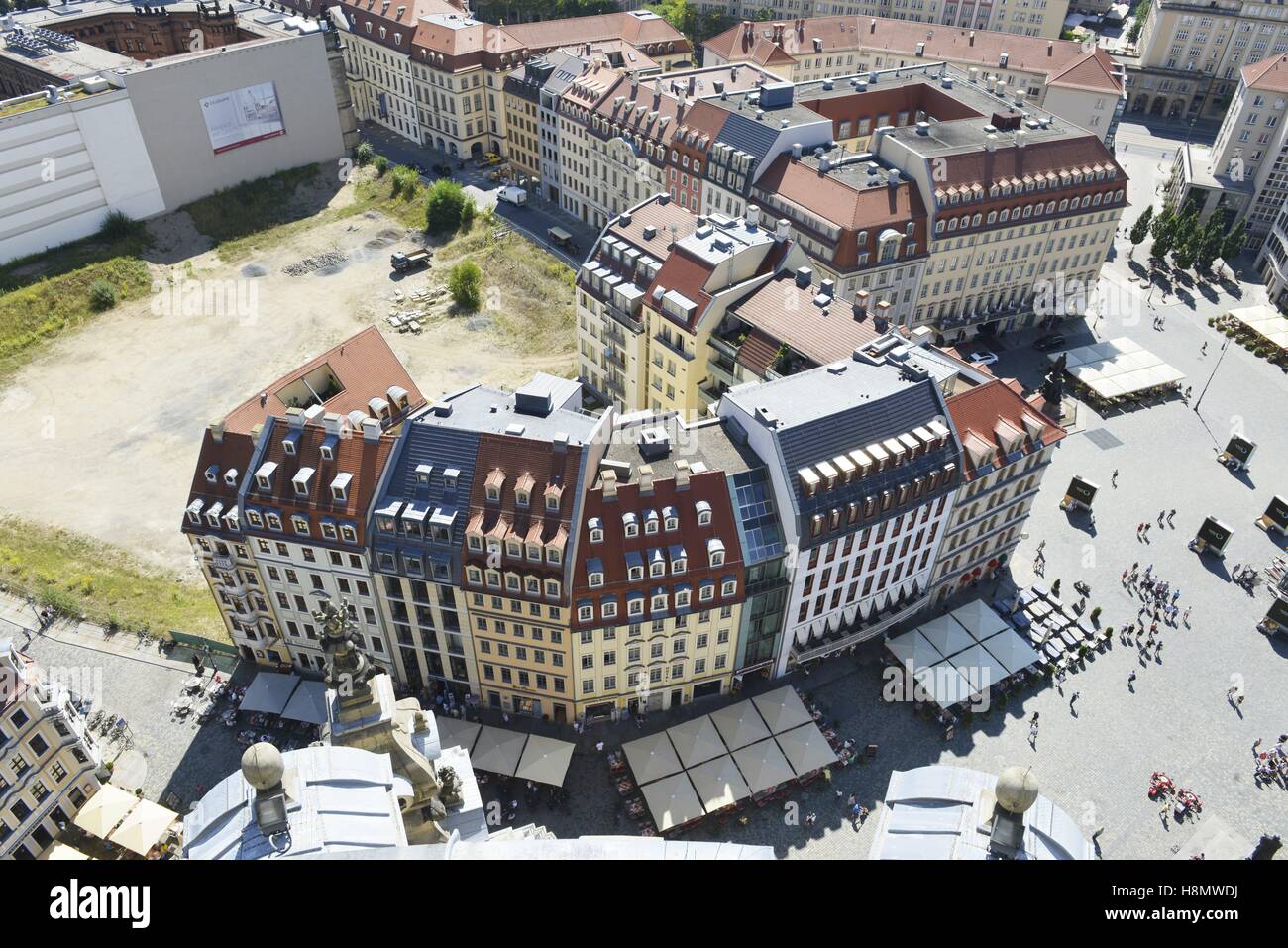 Overview of Dresden centre, Aug. 24, 2016. | usage worldwide Stock ...