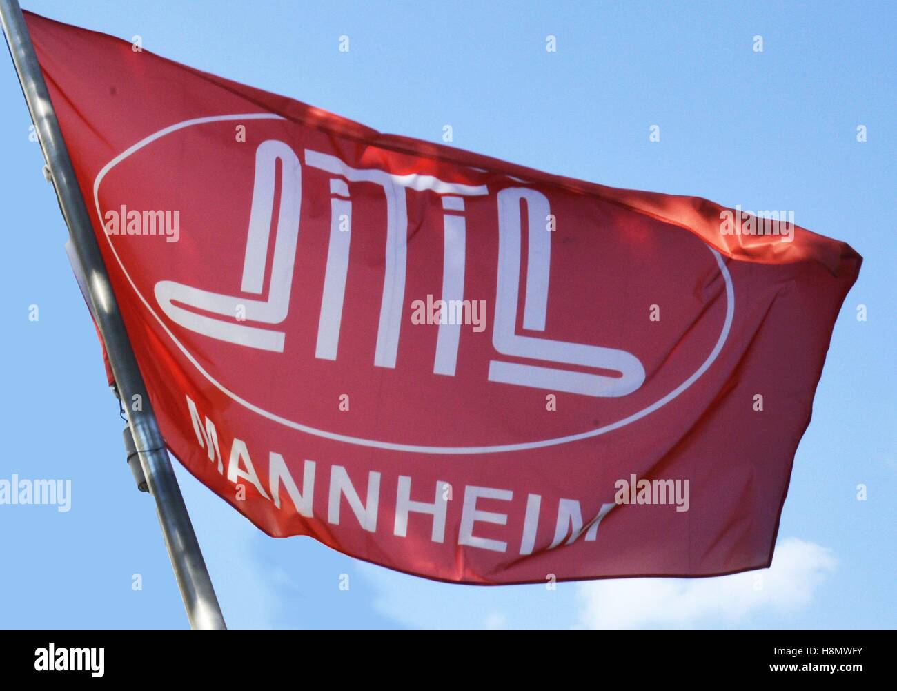 DITIB -Logo at the Mosque in Mannheim, Sept. 14, 2016. | usage ...