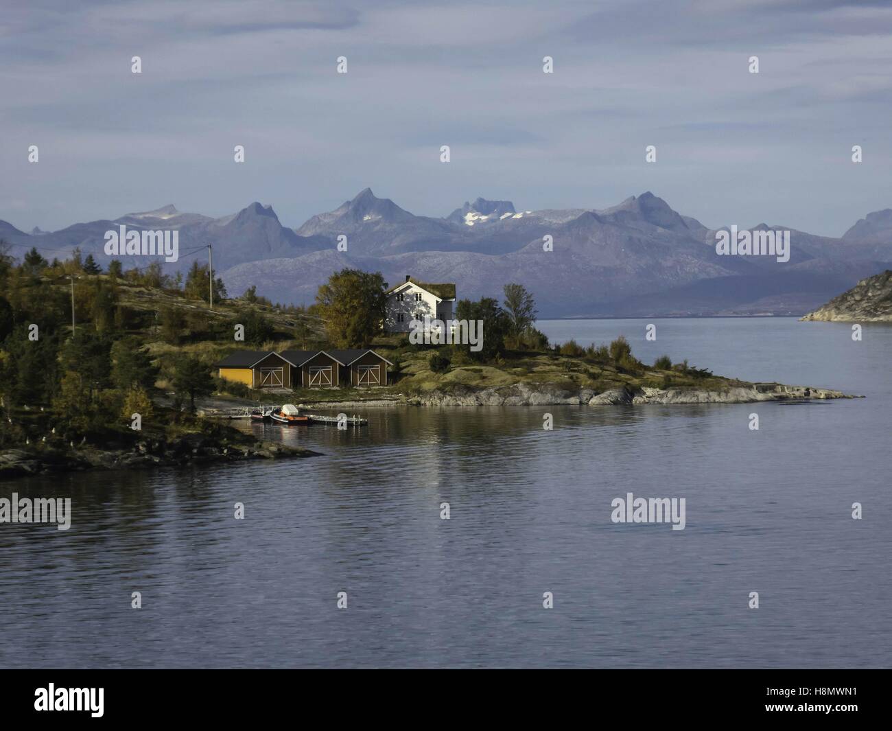 Lofot islands seen from Tysfjorden, september 2016 | usage worldwide ...