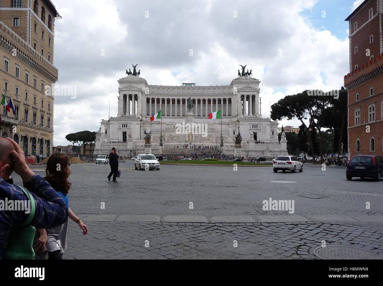 Venice Square in Rome, Italy, pictured 23 April 2016. Photo: Beate ...