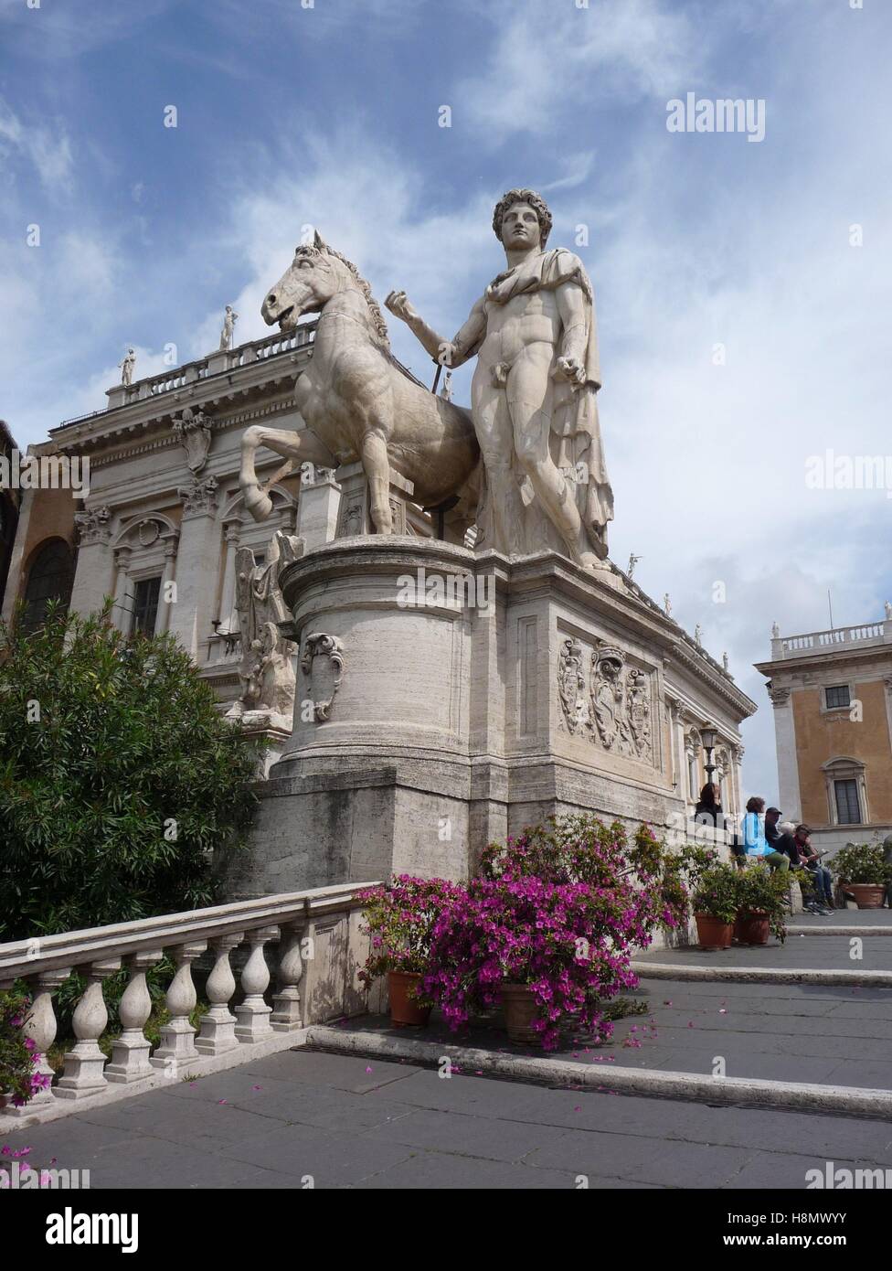 Capitoline Hill in Rome, Italy, pictured 23 April 2016. Photo: Beate ...