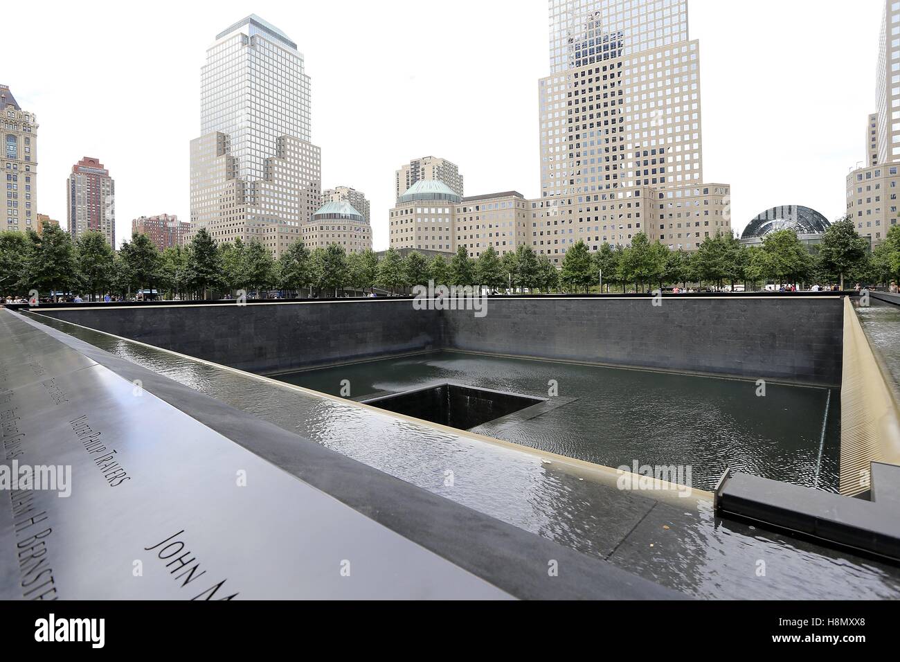 The 9/11 Memorial, reminiscent of the 3,000 victims of the terrorist ...