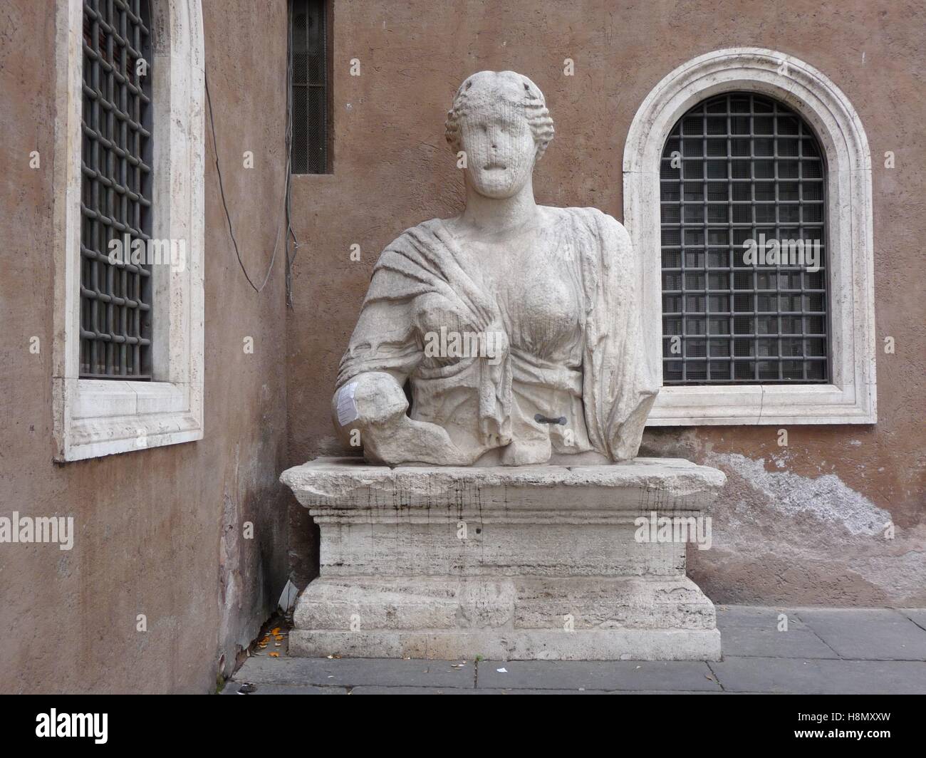 Speaking statue Madama Lucrezia in Rome, Italy, pictured 23 April 2016 ...