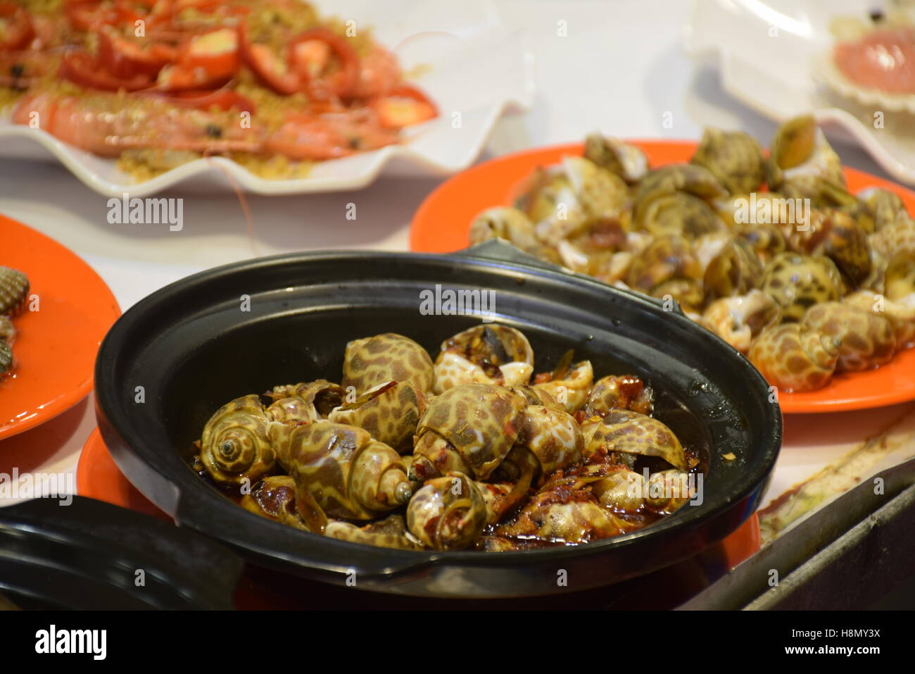 Cooked snails hi-res stock photography and images - Alamy