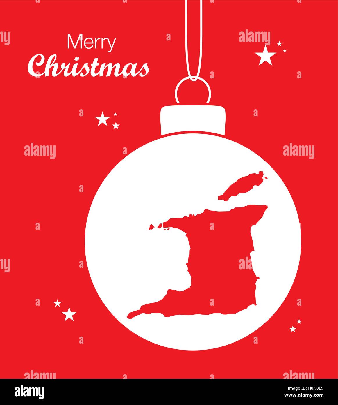 Trinidad tobago map map Stock Vector Images - Alamy