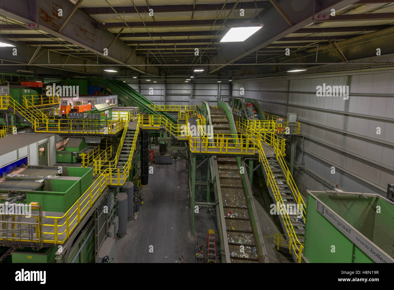 Brooklyn, New York - November 7, 2016: Sims Municipal Recycling Center ...