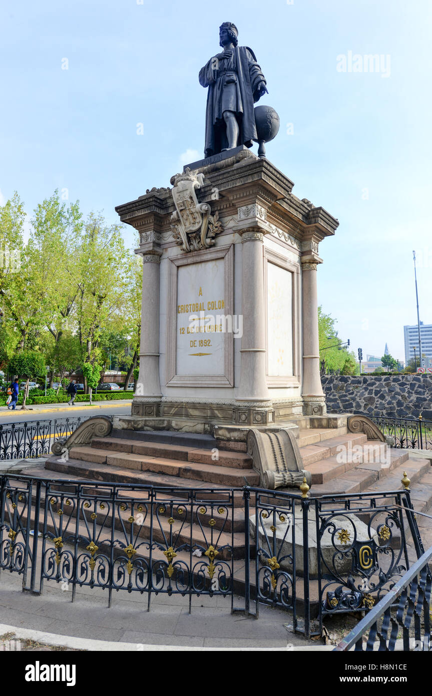 Monument to Christopher Columbus commemorating 400 years from the ...