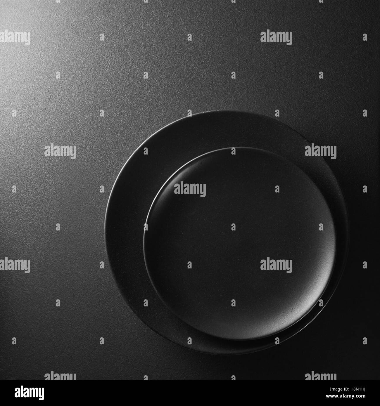 Top down view set Black and White Stock Photos & Images - Alamy