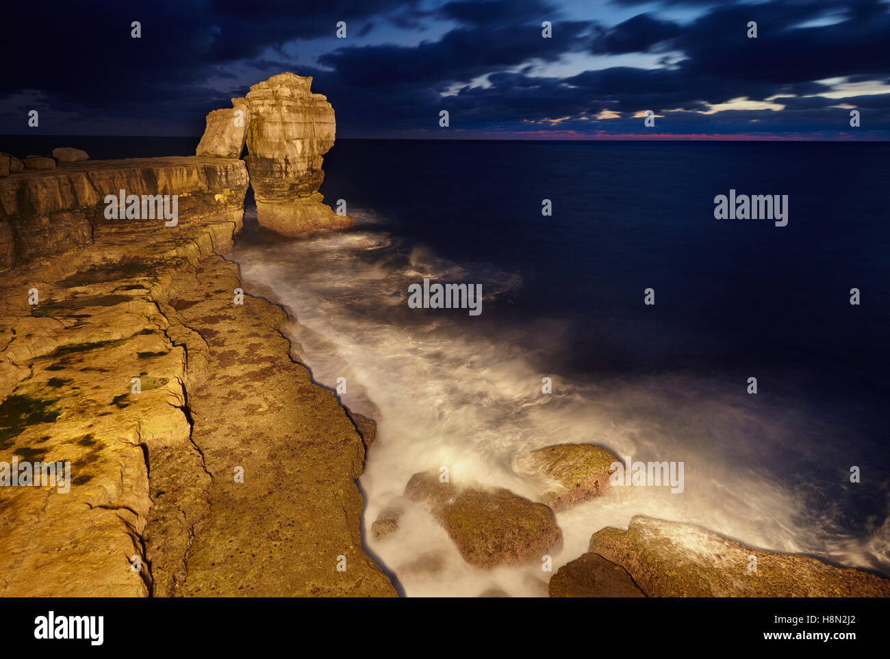 Pulpit Rock, Portland Bill, UK Stock Photo - Alamy