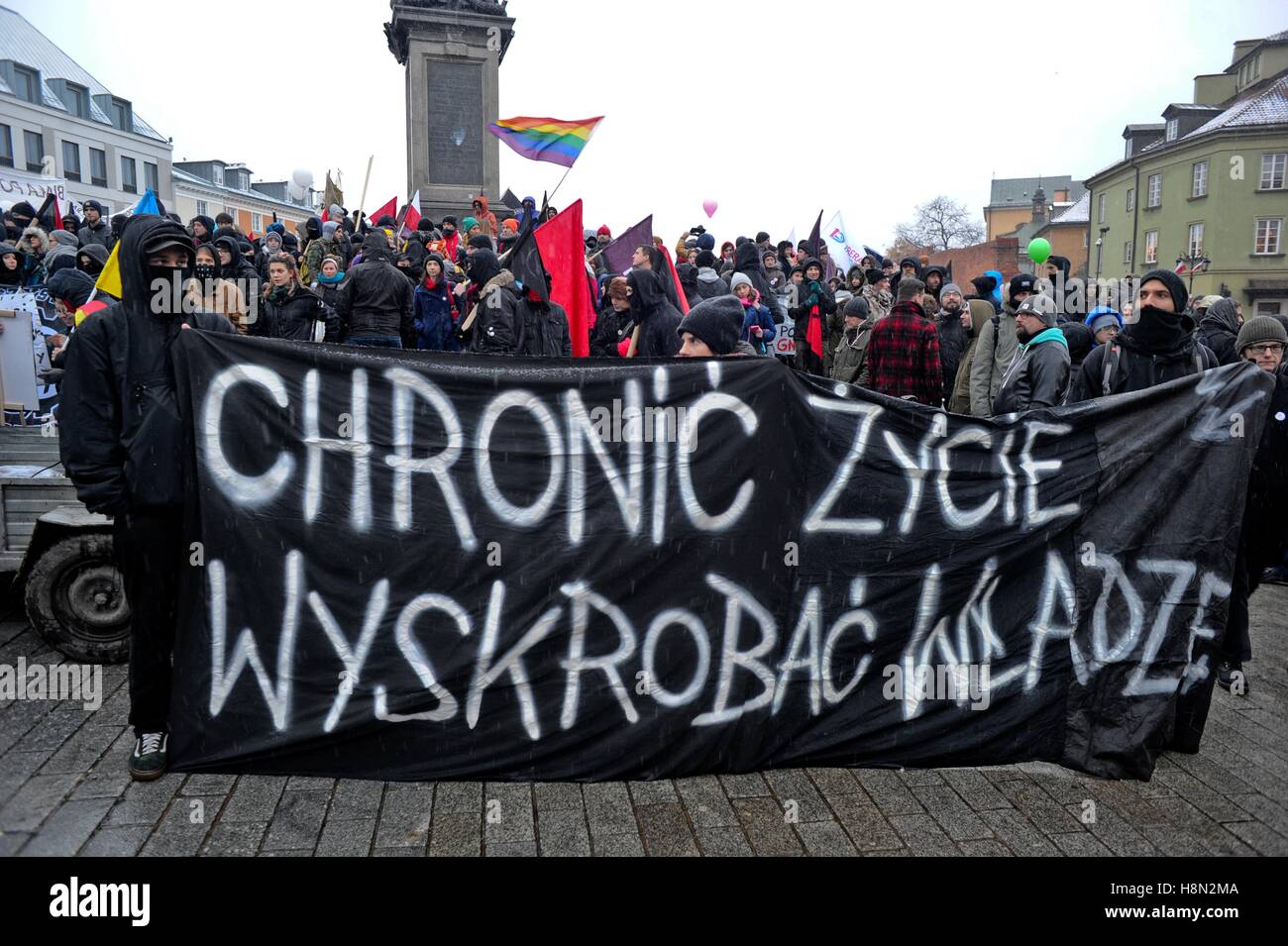 March organized by Polish anti-fascists to mark Poland's Independence ...