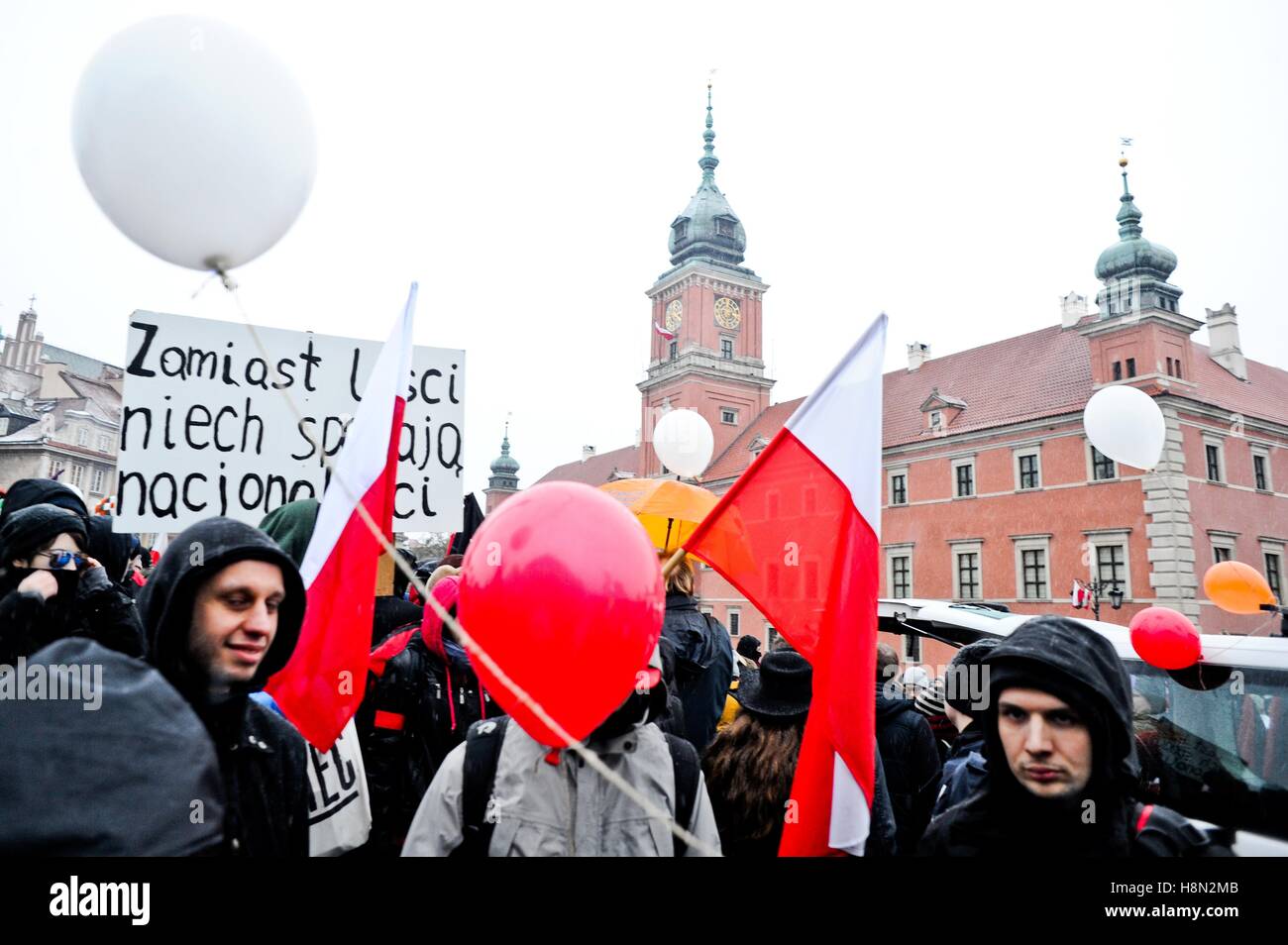 March organized by Polish anti-fascists to mark Poland's Independence ...