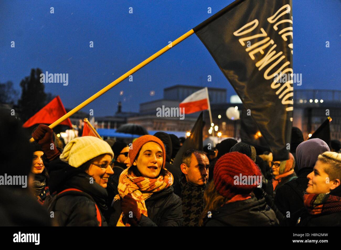 March organized by Polish anti-fascists to mark Poland's Independence ...