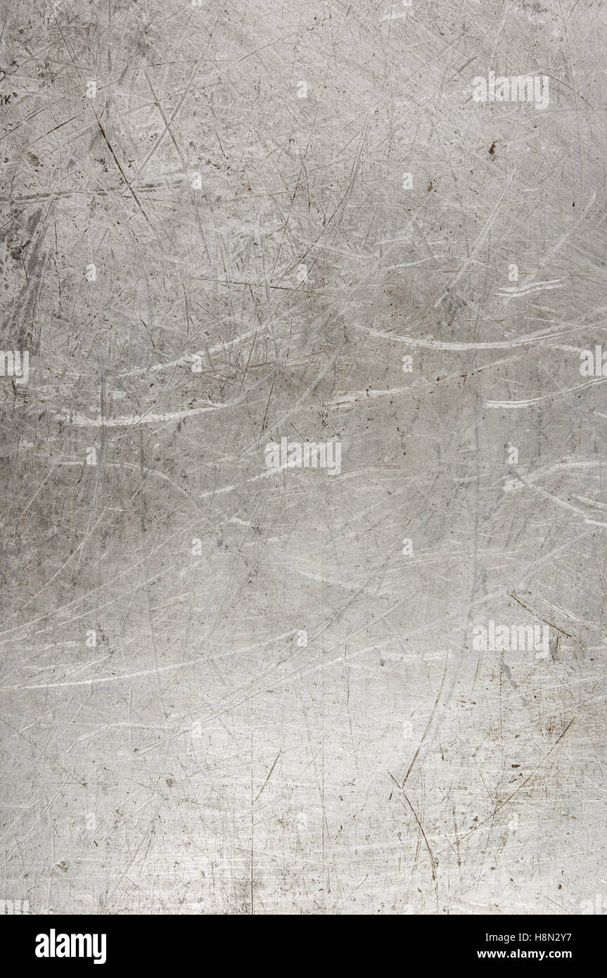 texture of the old aluminum surface with rivets, corrosion, scratches ...