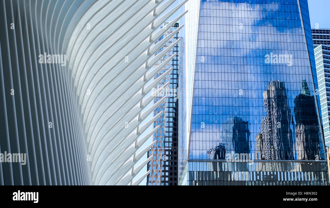 Oculus and freedom tower hi-res stock photography and images - Alamy