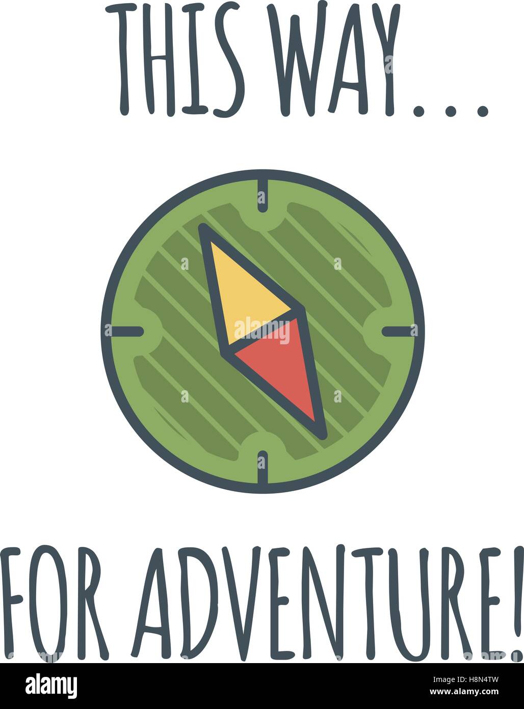 Camping Compass Clipart